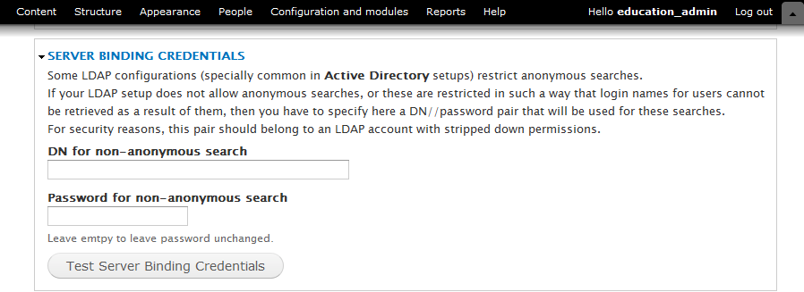 Ldapapi Module Functional Requirements And Code Stubs Drupal Groups
