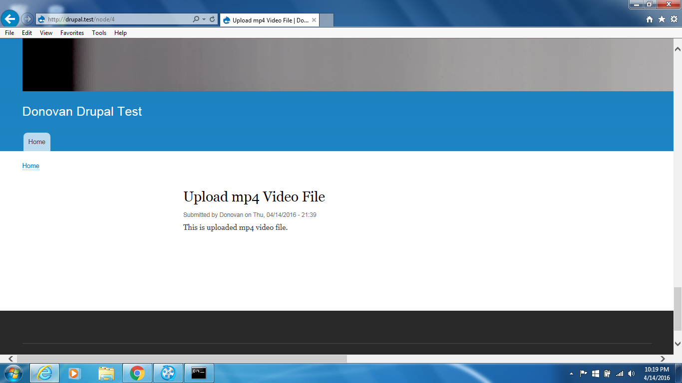 Drupal 8.0.6 with Video module 8.x-1.2 can't play uploaded mp4 video ...