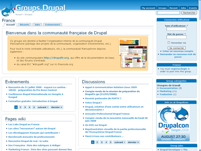 Logo Group Drupal France | Drupal Groups