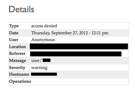 View more details on user "access denied" messages? | Drupal Groups