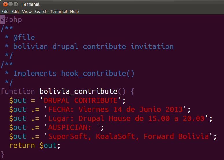3er Drupal Contribute Bolivia. | Drupal Groups