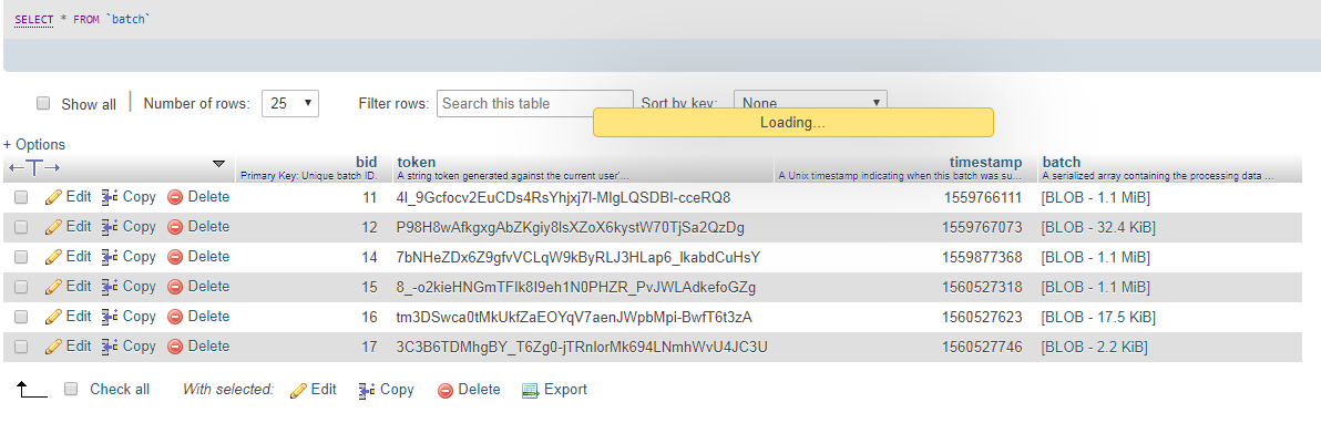 Batch process stuck on dev site | Drupal Groups