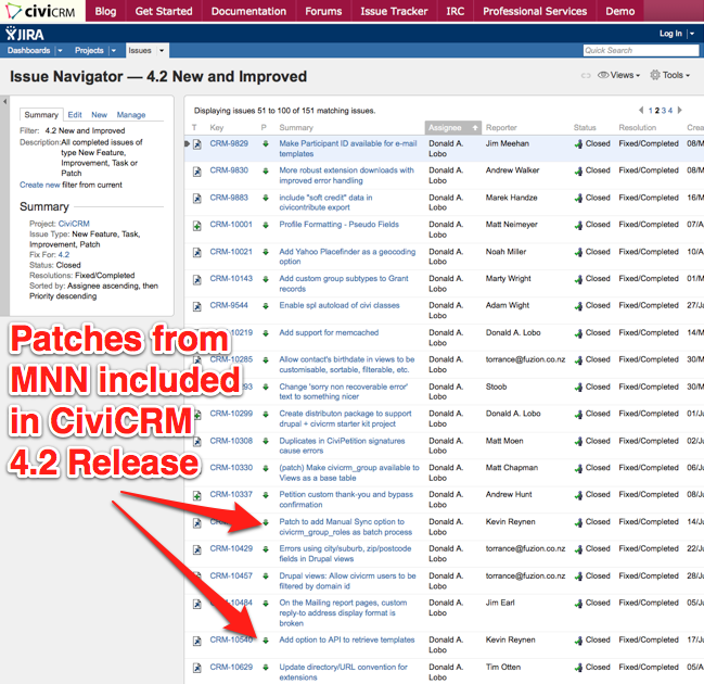 CiviCRM 4.2 Released - 2 of the 150 new features written for MNN | Drupal Groups