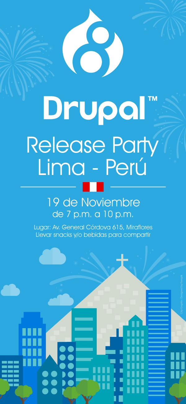 Drupal 8 Release Party: Lima | Drupal Groups