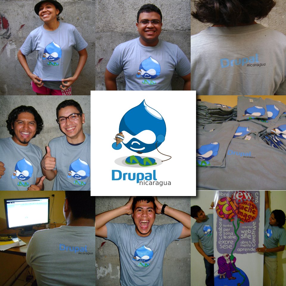 Drupal Nicaragua tiene logotipo y camisetas | Drupal Groups