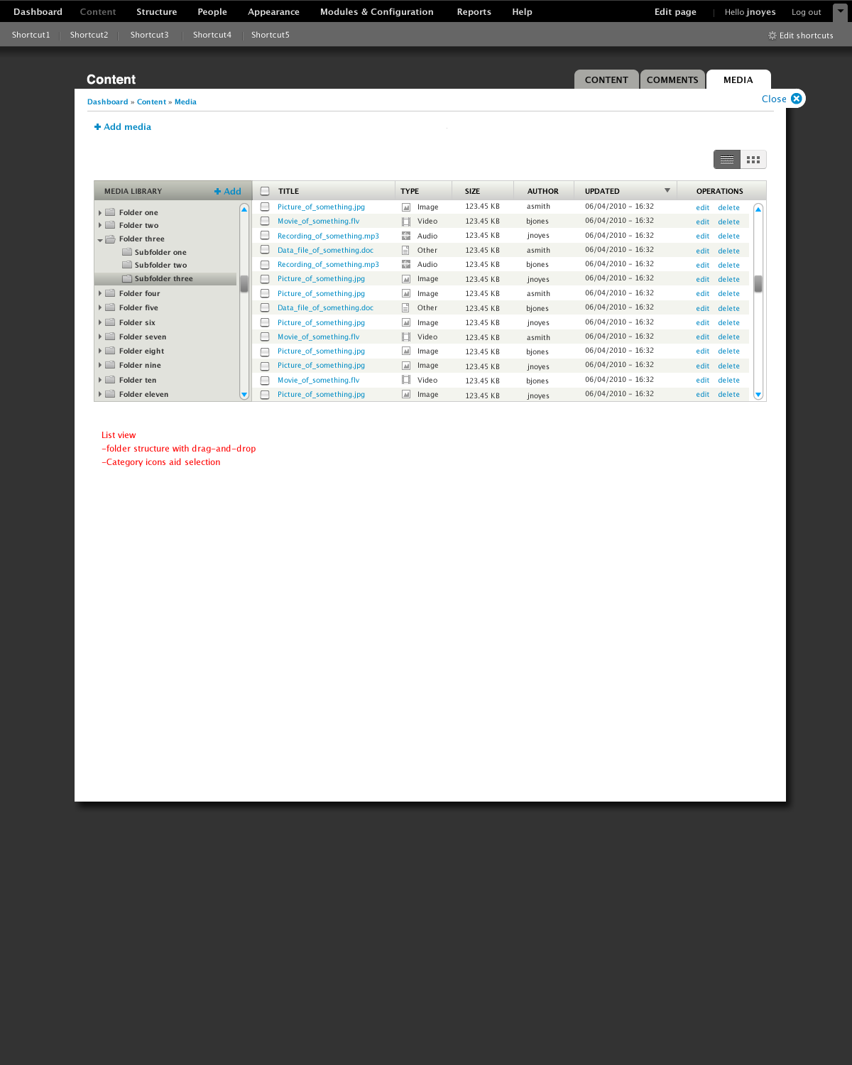 Media module designs | Drupal Groups