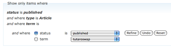 Reworking the filters of admin/content/node | Drupal Groups