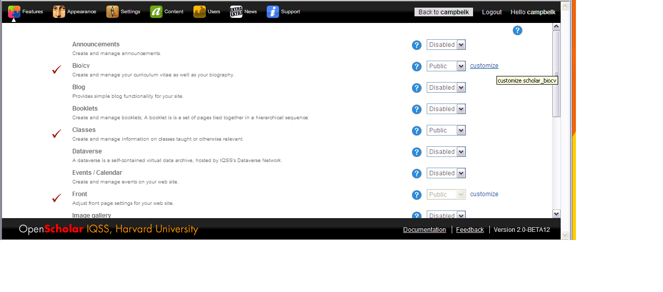 IE8 JS error - can't load control panel functions, 'features > customize'. Anyone else? | Drupal ...