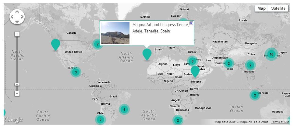 Need help for maps showing large numbers of records | Drupal Groups