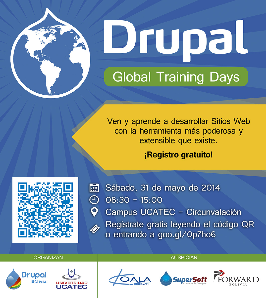 Drupal Global Training Days Cochabamba | Drupal Groups